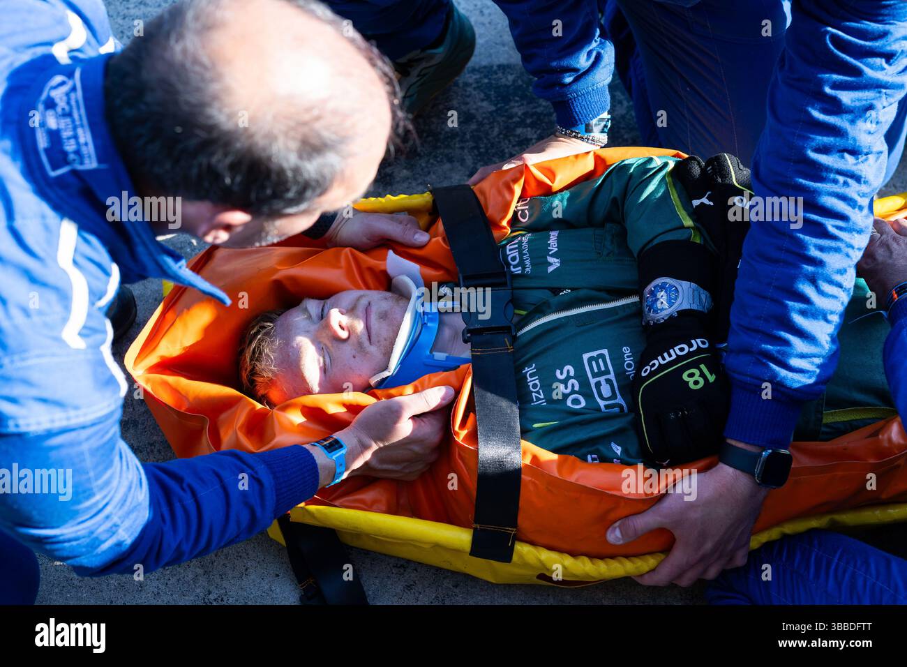 FIA Extrication Exercise illustration during the Formula 1 AWS Gran ...