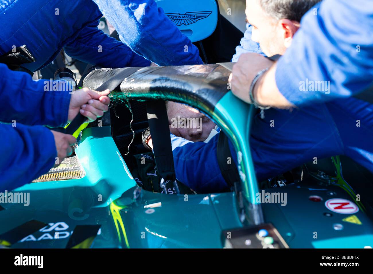 FIA Extrication Exercise illustration during the Formula 1 AWS Gran ...