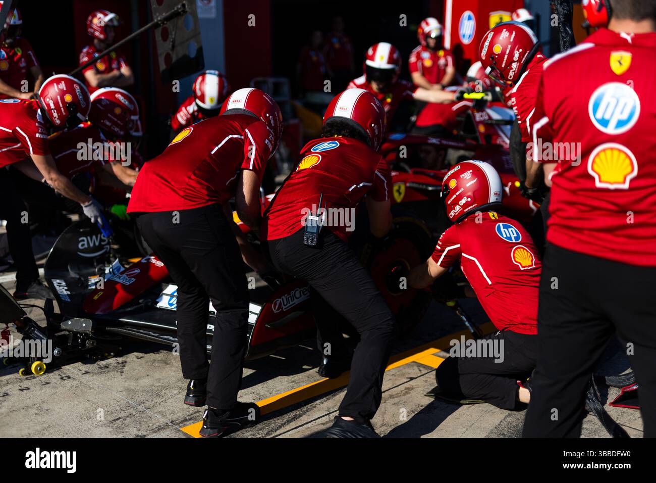 Scuderia Ferrari mechanic, mecanicien, mechanics portrait during the ...