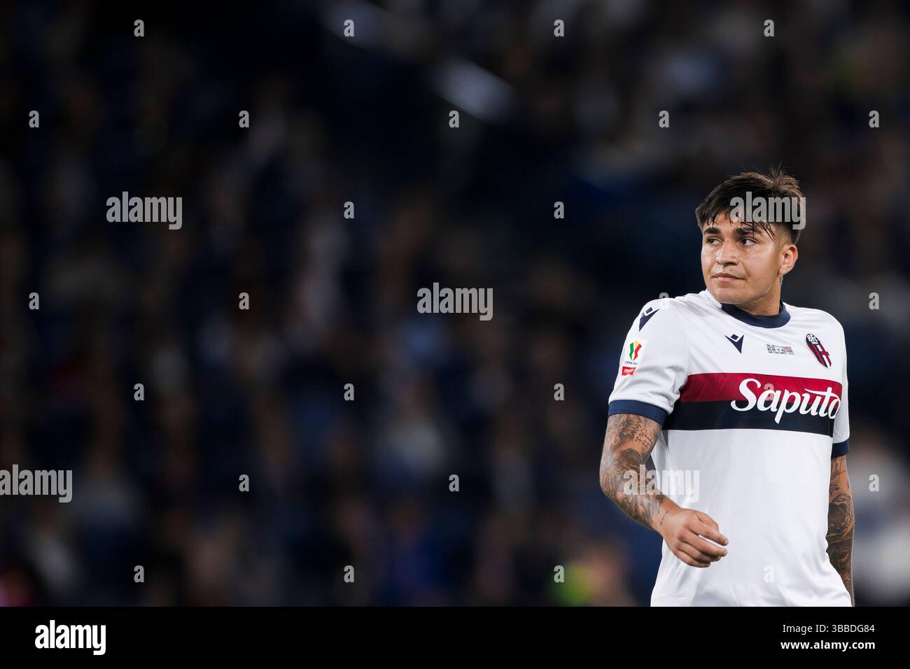 Santiago Castro of Bologna FC looks on during the Coppa Italia final ...