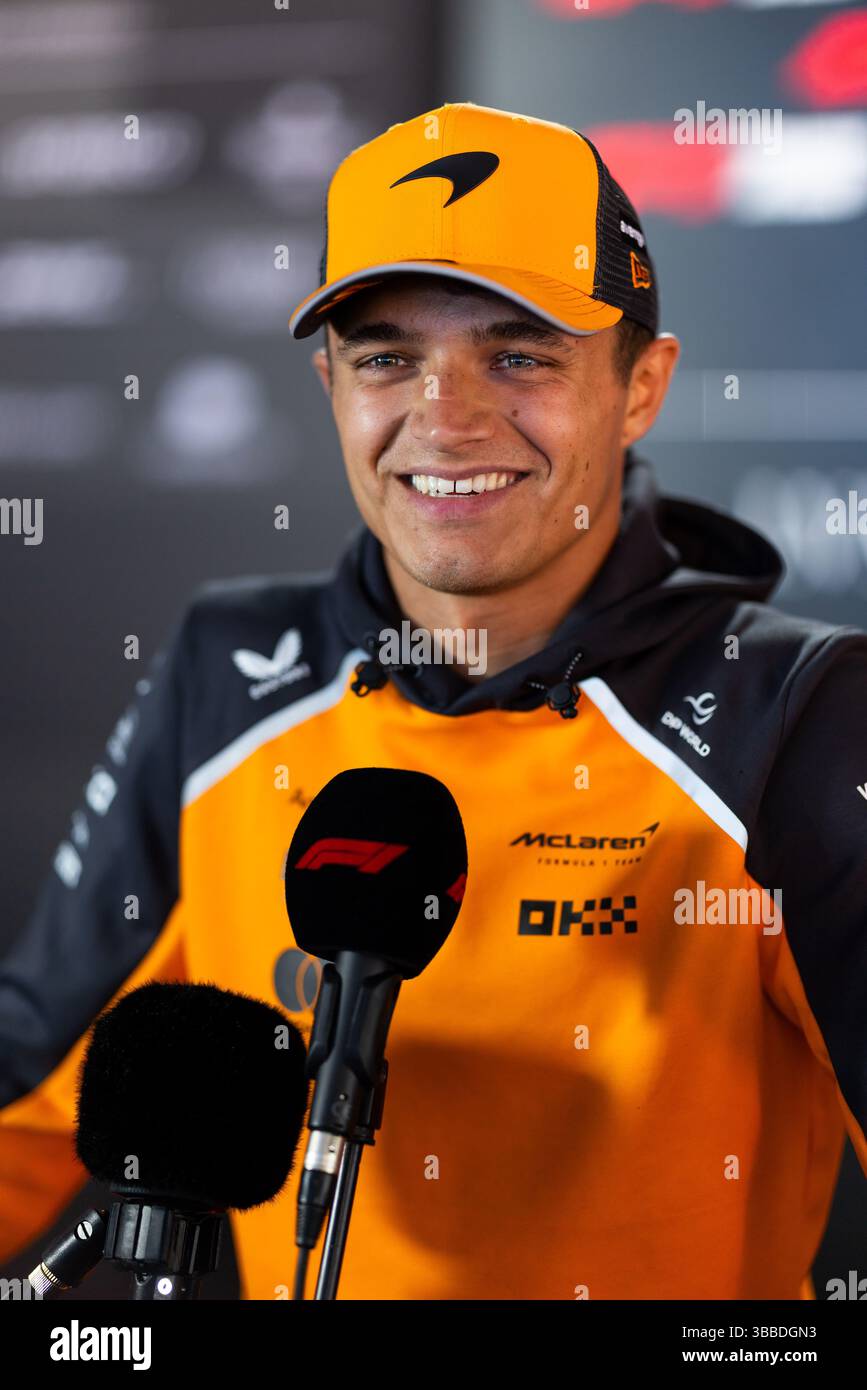 NORRIS Lando (gbr), McLaren F1 Team MCL39, portrait during the Formula 1 AWS Gran Premio del ...