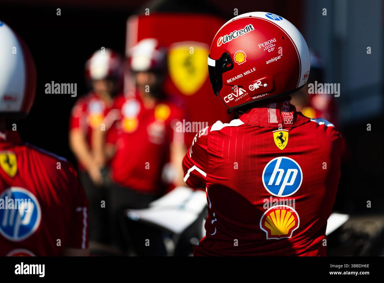 Scuderia Ferrari mechanic, mecanicien, mechanics portrait during the ...