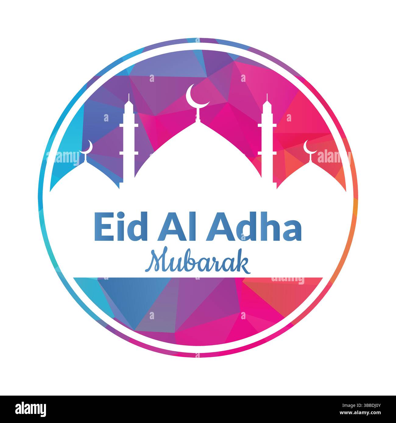 Eid al Adha Vector template. Eid Al Adha Mubarak logo Template Stock ...