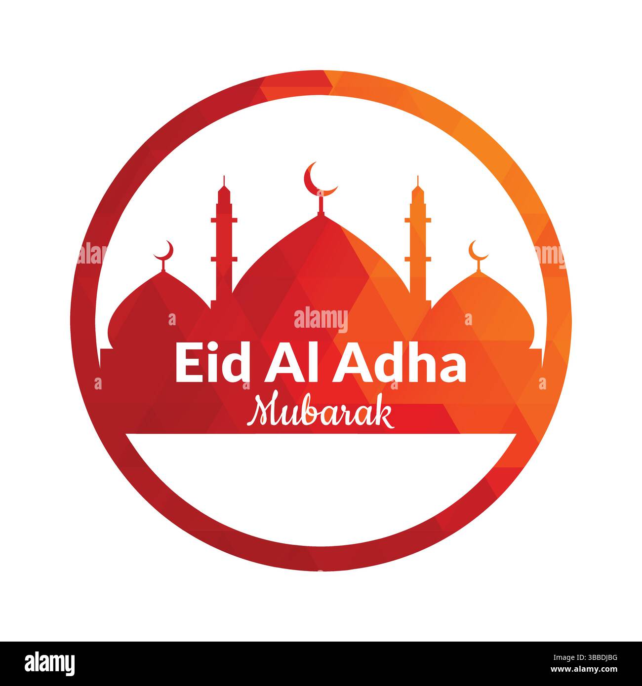 Eid al Adha Vector template. Eid Al Adha Mubarak logo Template Stock ...