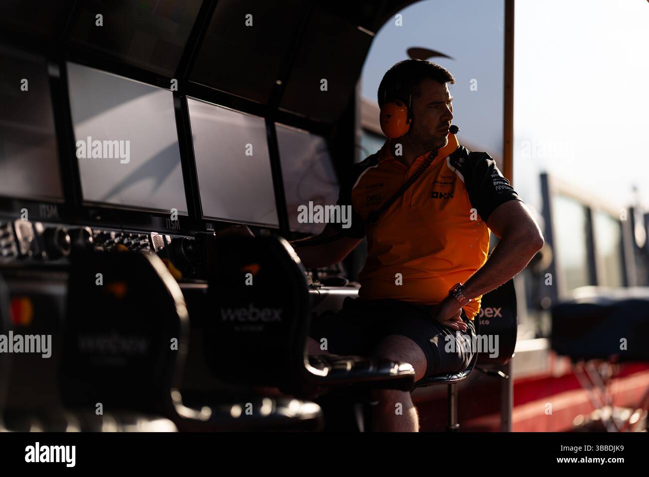 McLaren F1 Team engineer portrait during the Formula 1 AWS Gran Premio ...