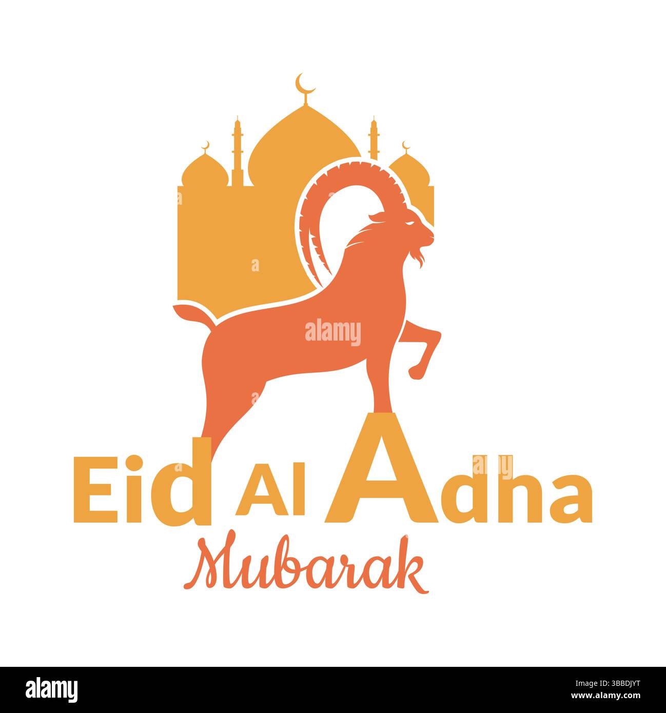 Eid al Adha Vector template. Eid Al Adha Mubarak logo Template Stock ...