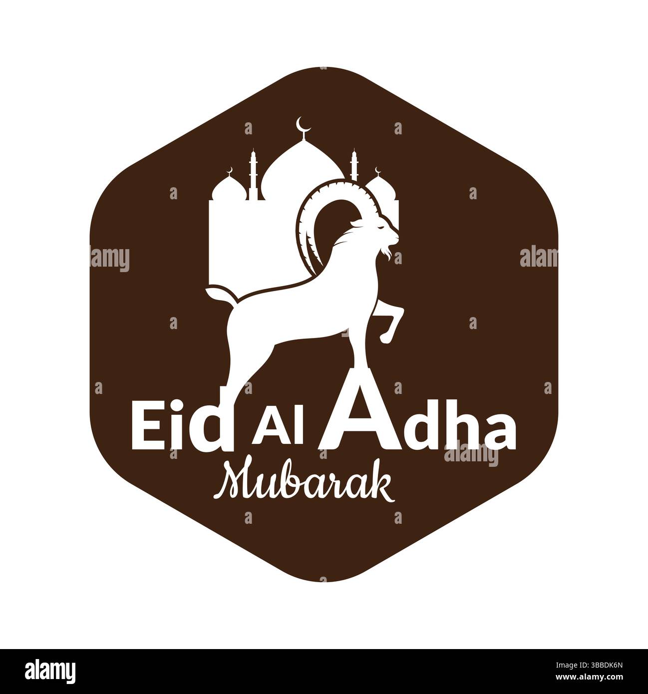 Eid al Adha Vector template. Eid Al Adha Mubarak logo Template Stock ...