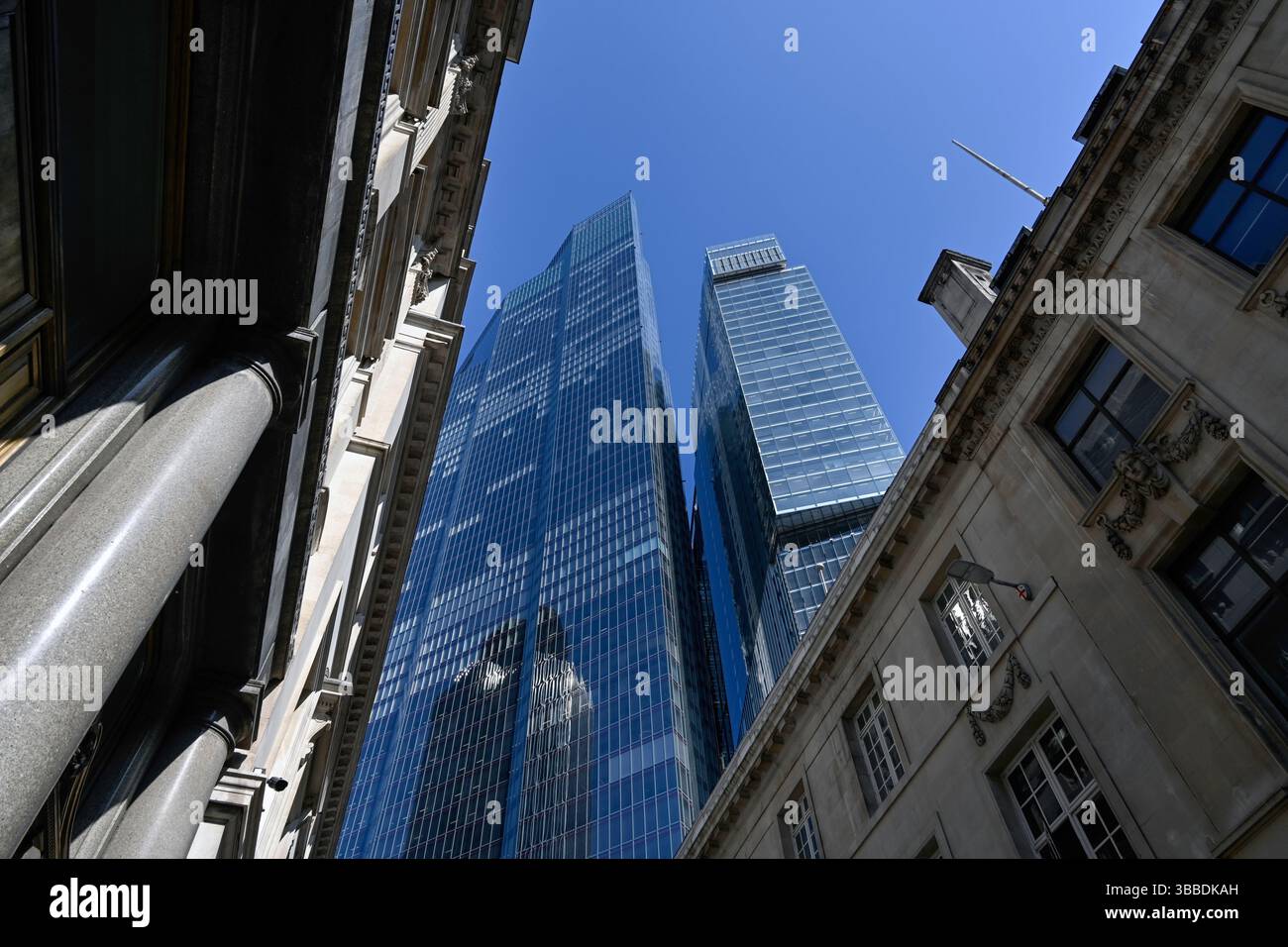 LONDON UK - APRIL 30, 2025: Exterior of 22 Bishopsgate tower in the ...