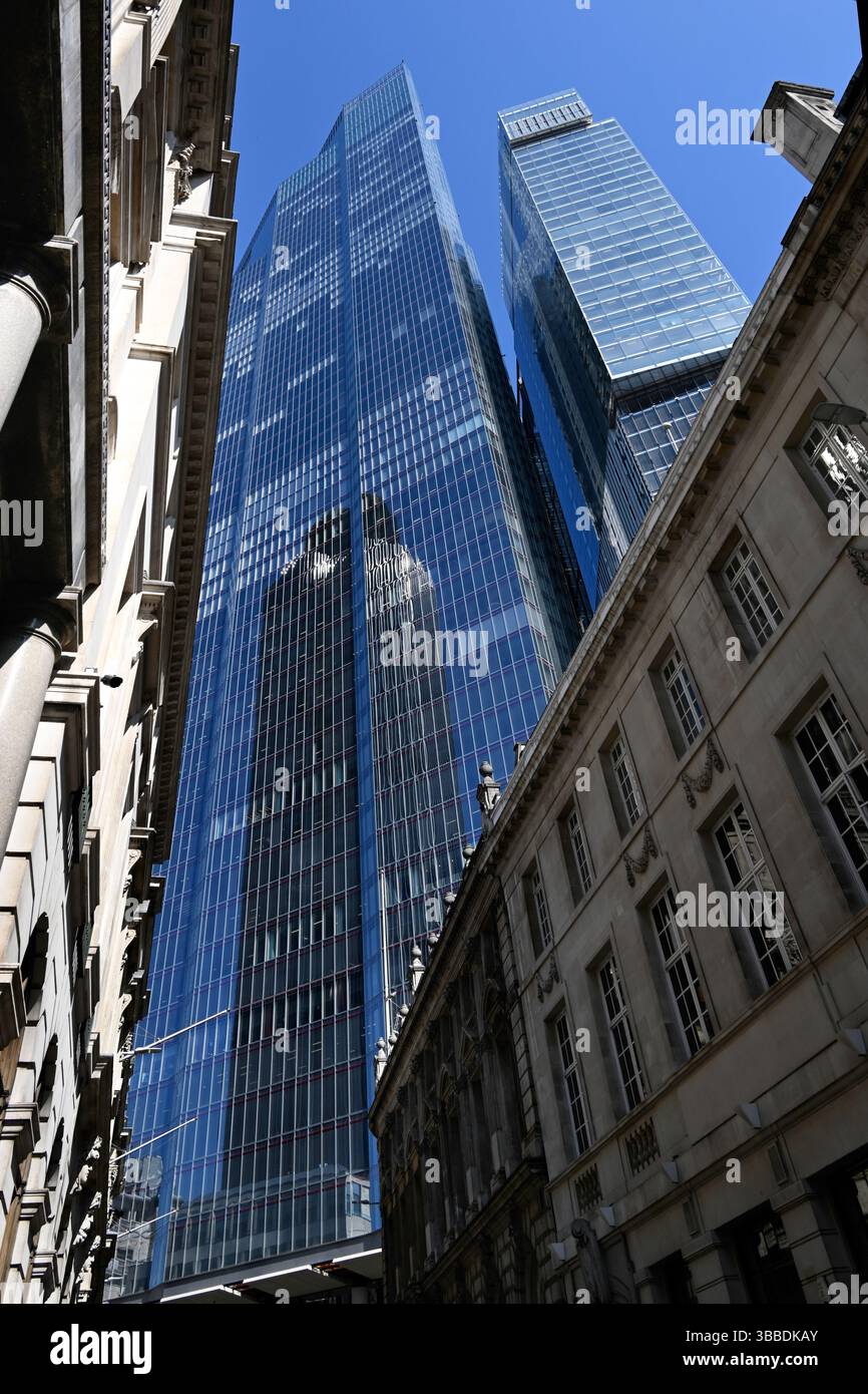 LONDON UK - APRIL 30, 2025: Exterior of 22 Bishopsgate tower in the City of London Stock Photo ...