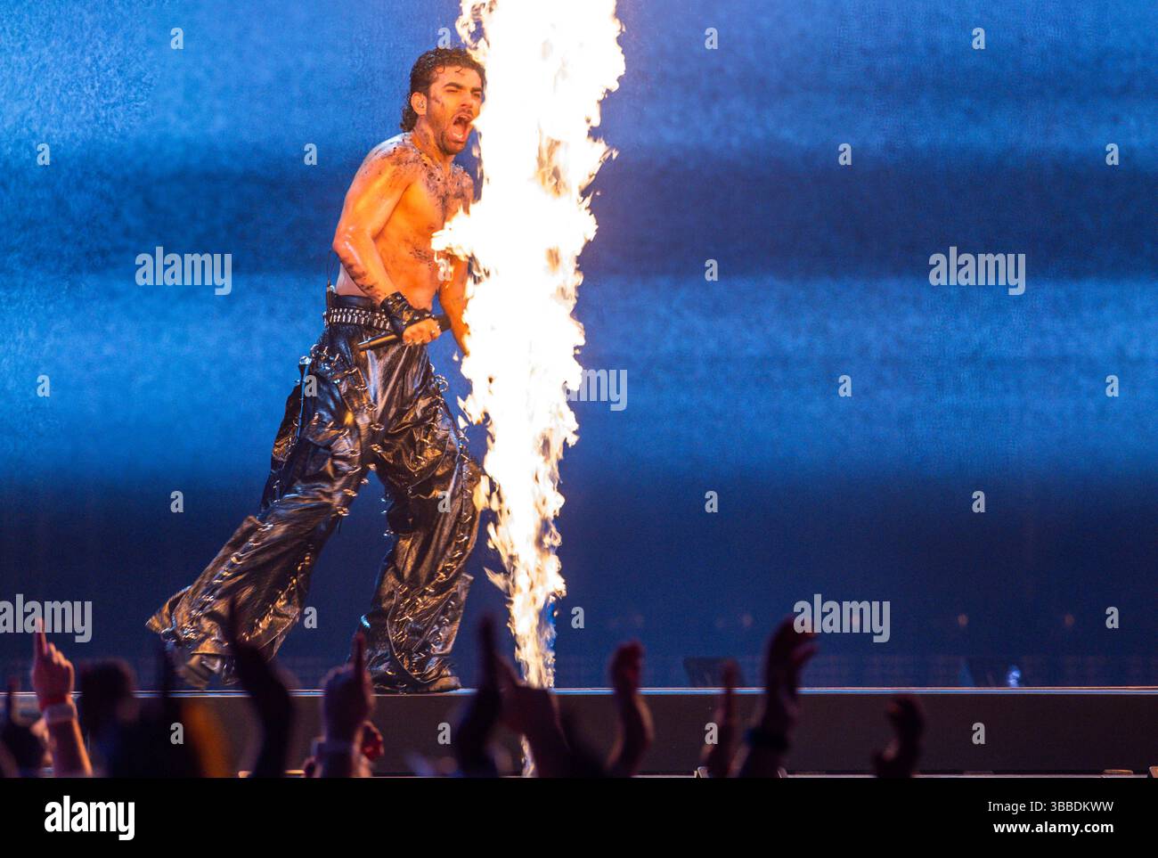 Basel, Switzerland. 15th May, 2025. Parg from Armenia with the song ...