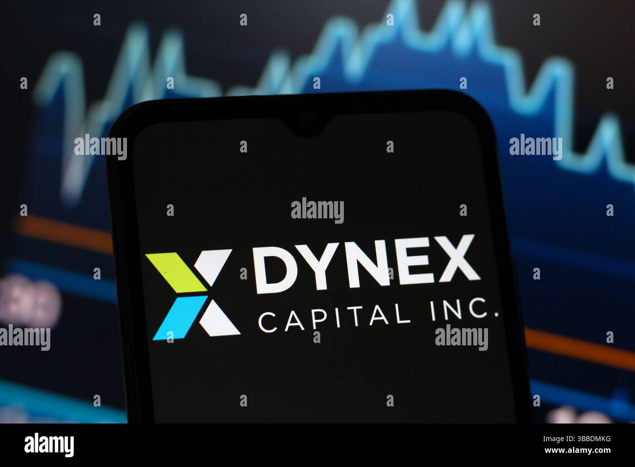 Canada. 15th May, 2025. In this photo illustration, the Dynex Capital ...