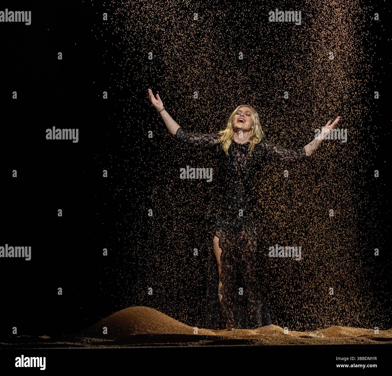 BASEL - Louane (Louane Emera) for France during the final rehearsal for ...
