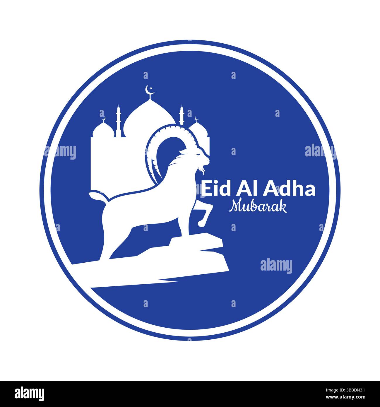 Eid al Adha Vector template. Eid Al Adha Mubarak logo Template Stock ...