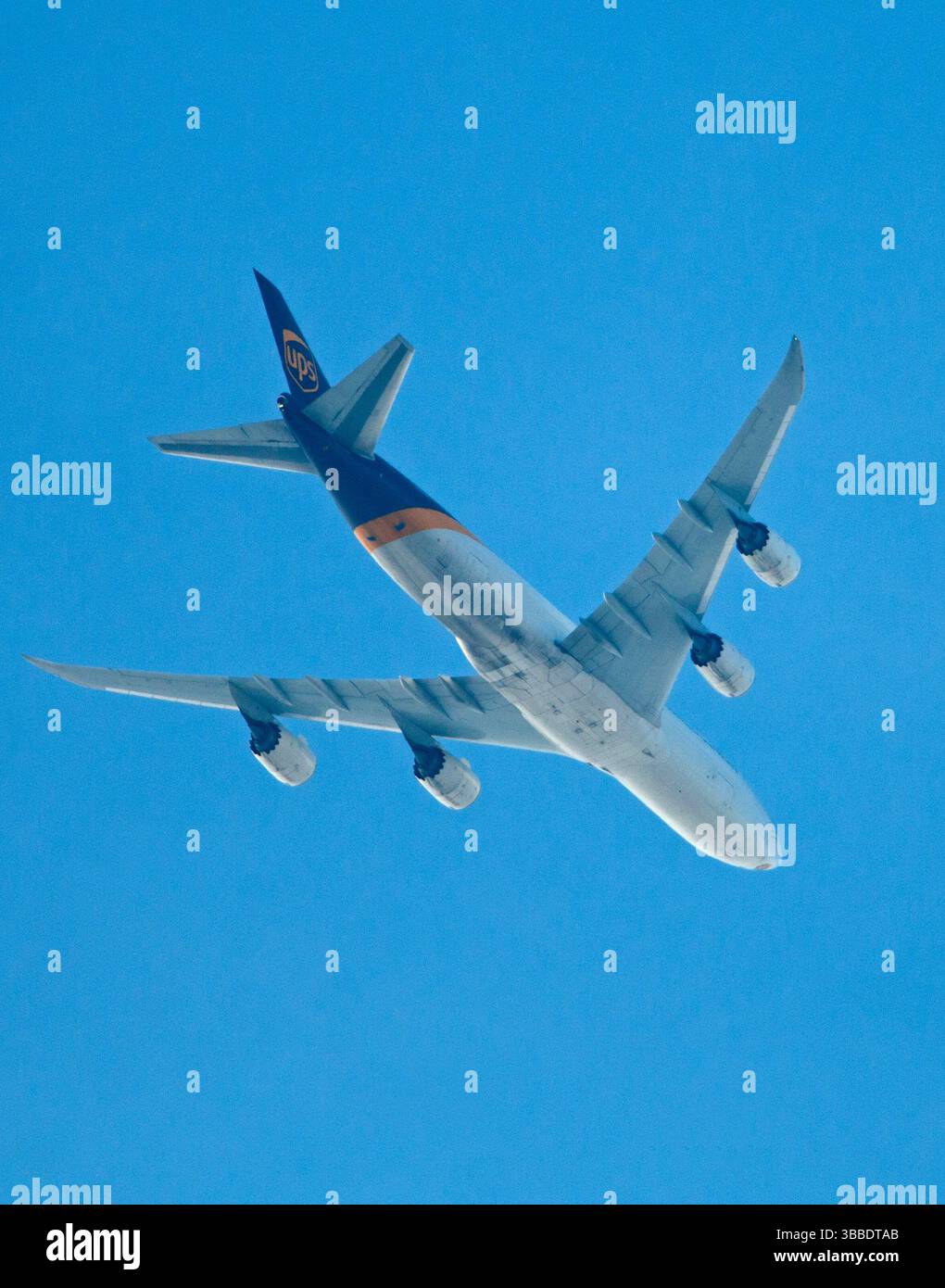 Philadelphia, PA - March 13, 2025: A UPS Boeing 747-8F cargo jet ...