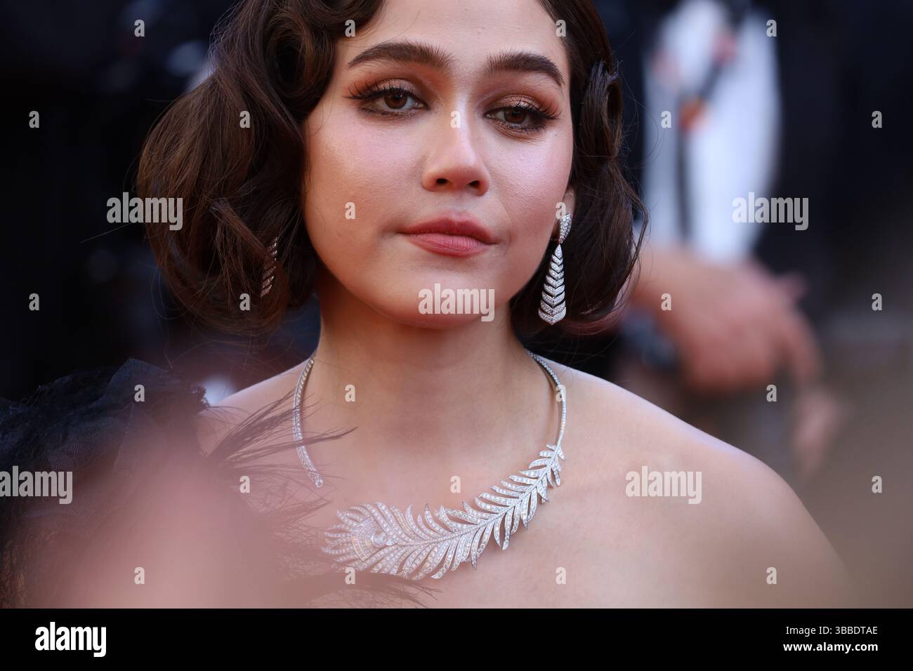 Cannes, France, 15th May, 2025. Araya Hargate arriving on the red ...