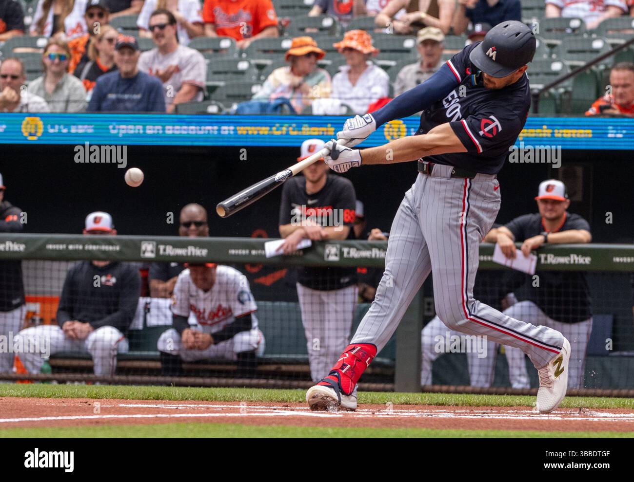 Baltimore, USA. 15th May, 2025. BALTIMORE, MD - MAY 15: Minnesota Twins ...