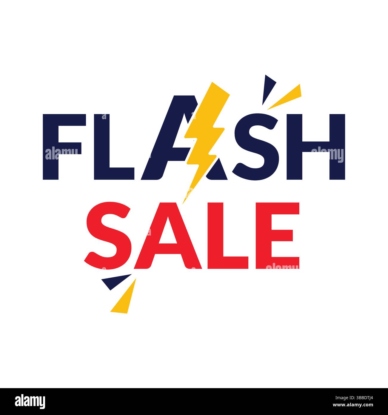 Flash sale logo vector banner design. Flash Sale 50% off Logo Concept ...