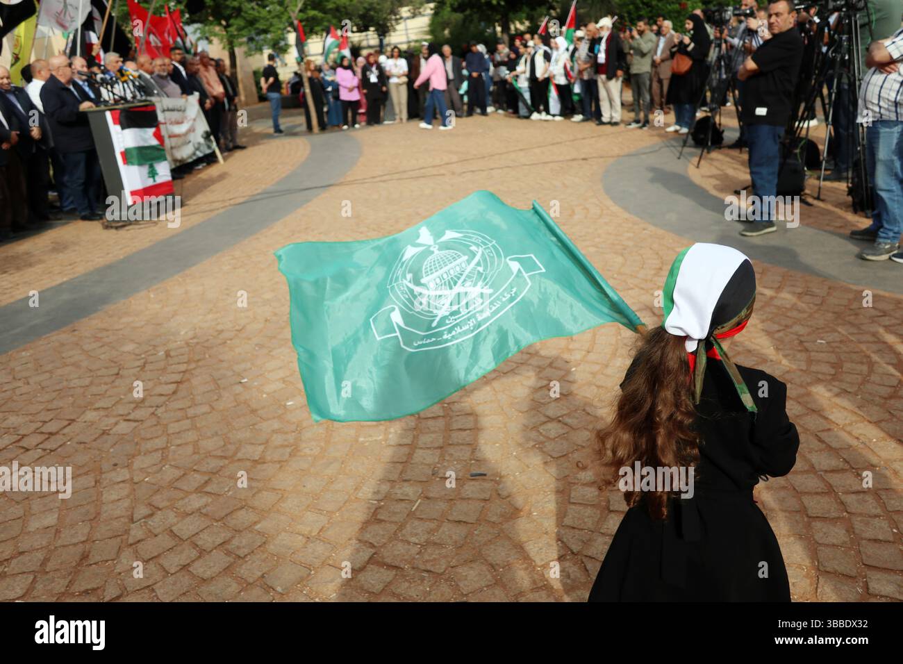 Beirut, Lebanon. 15th May, 2025. Celebration of 77th Nakba, UN ESCWA ...