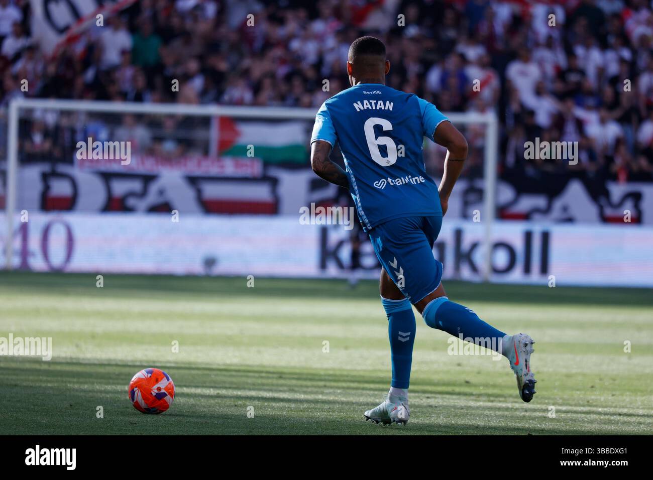 MADRID, SPAIN - MAY 15, 2025: Natan during LaLiga match between Rayo ...