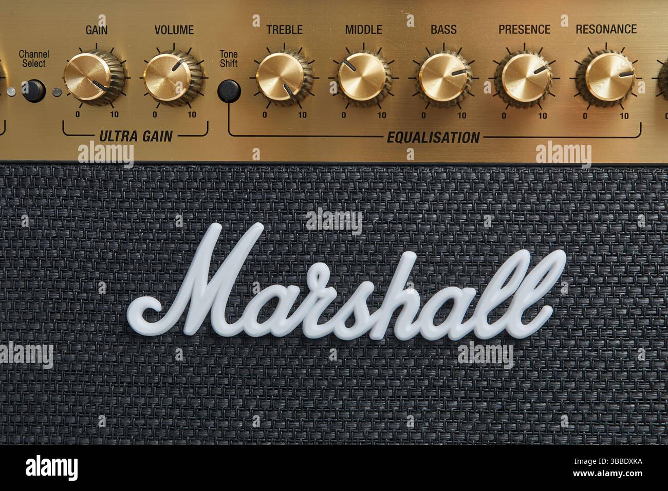 Marshall guitar amplifier combo Stock Photo - Alamy