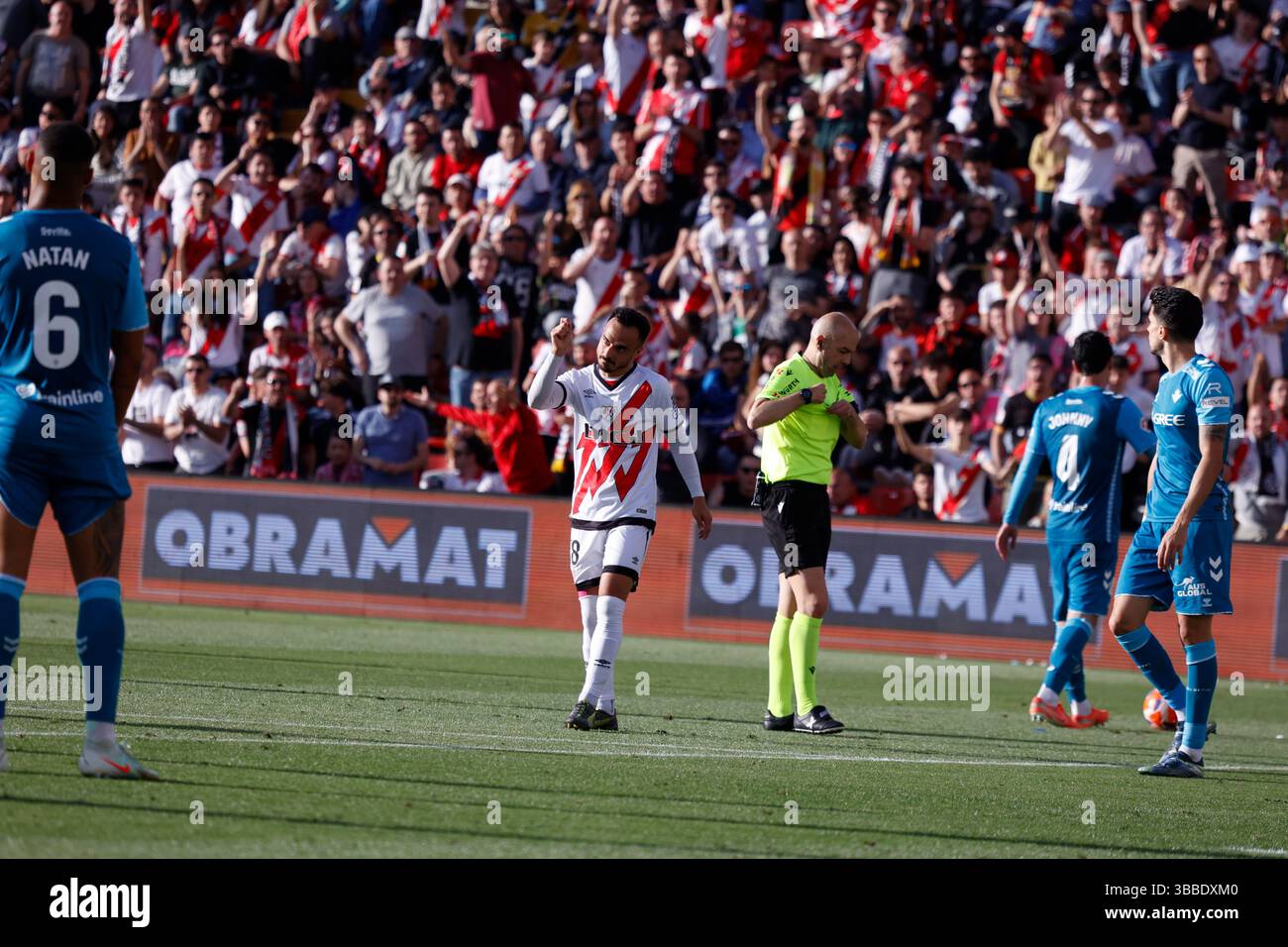MADRID, SPAIN - MAY 15, 2025: Alvaro Garcia during LaLiga match between ...