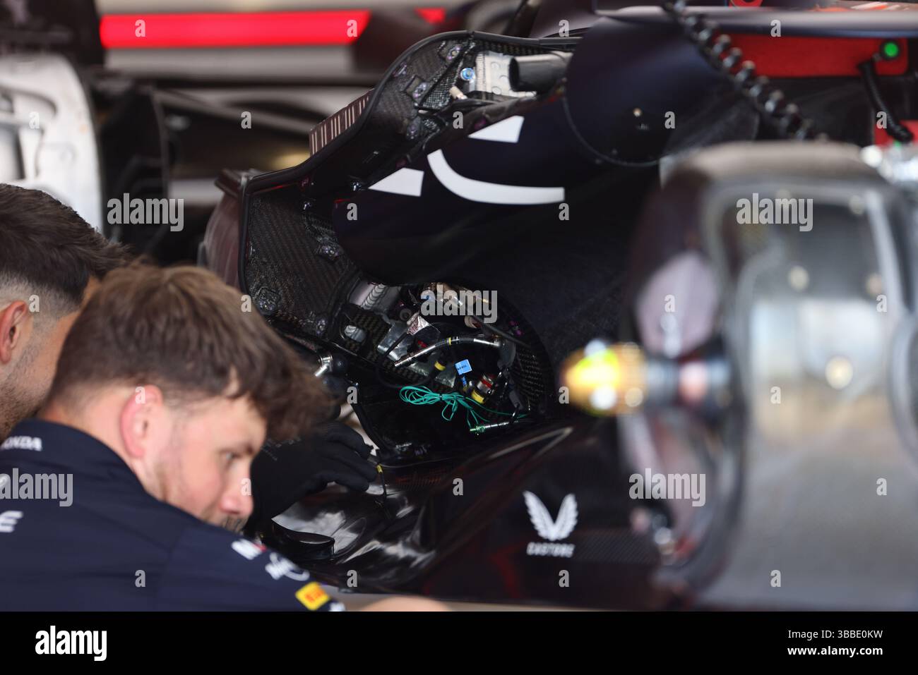 Oracle Red Bull Racing RBPT garage car detail during Formula 1 AWS Gran ...