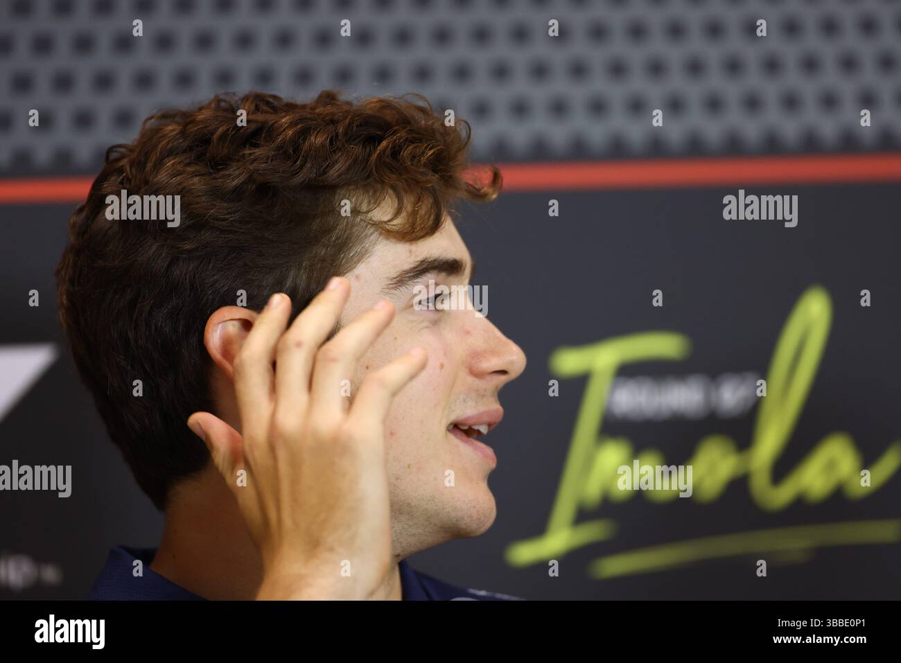 Franco Colapinto (ARG) - Alpine F1 in drivers press conference during ...