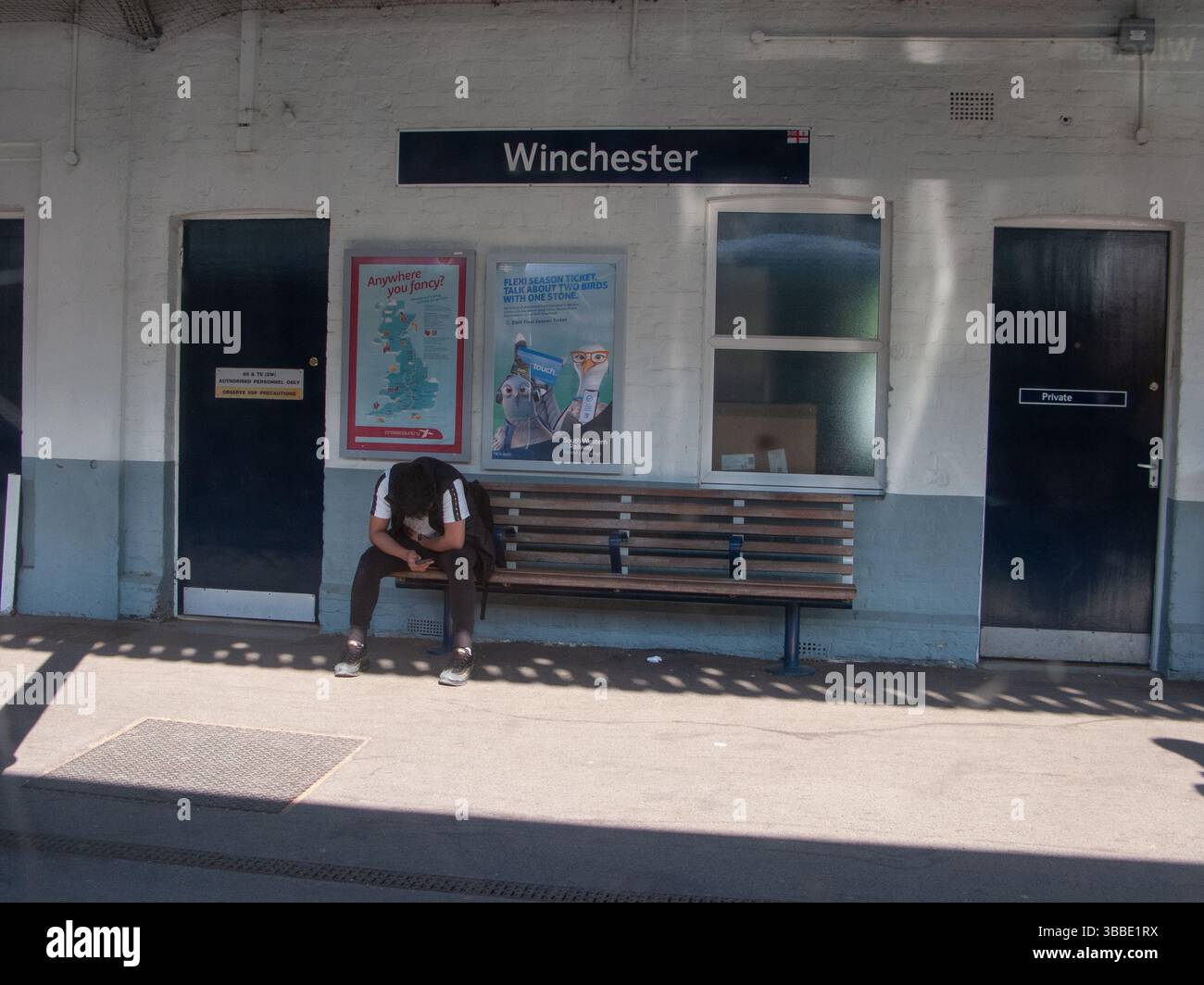 Winchester Railway Station Stock Photo - Alamy