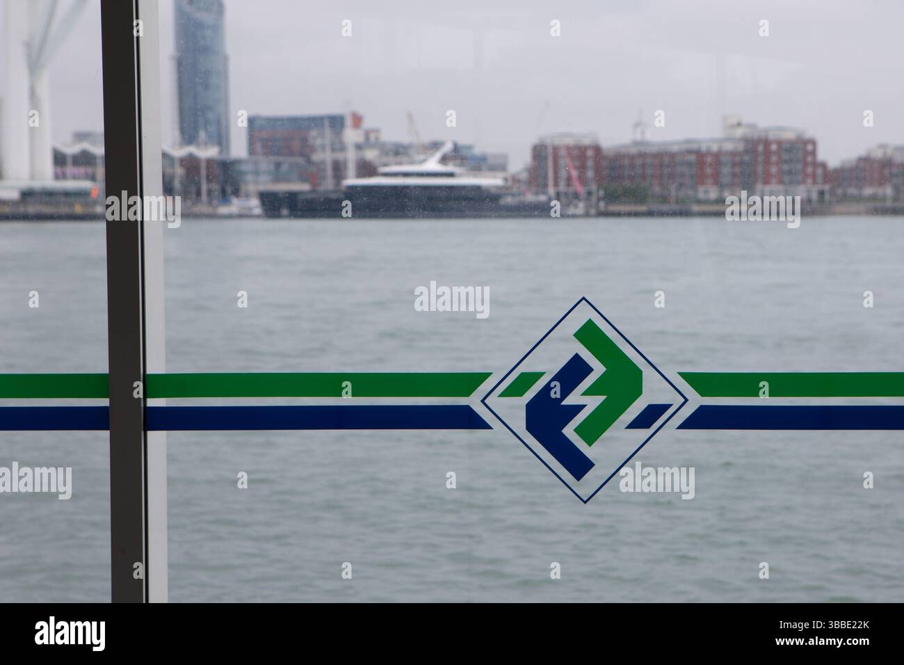 Gosport Ferry Logo, Gosport, Hampshire Stock Photo - Alamy