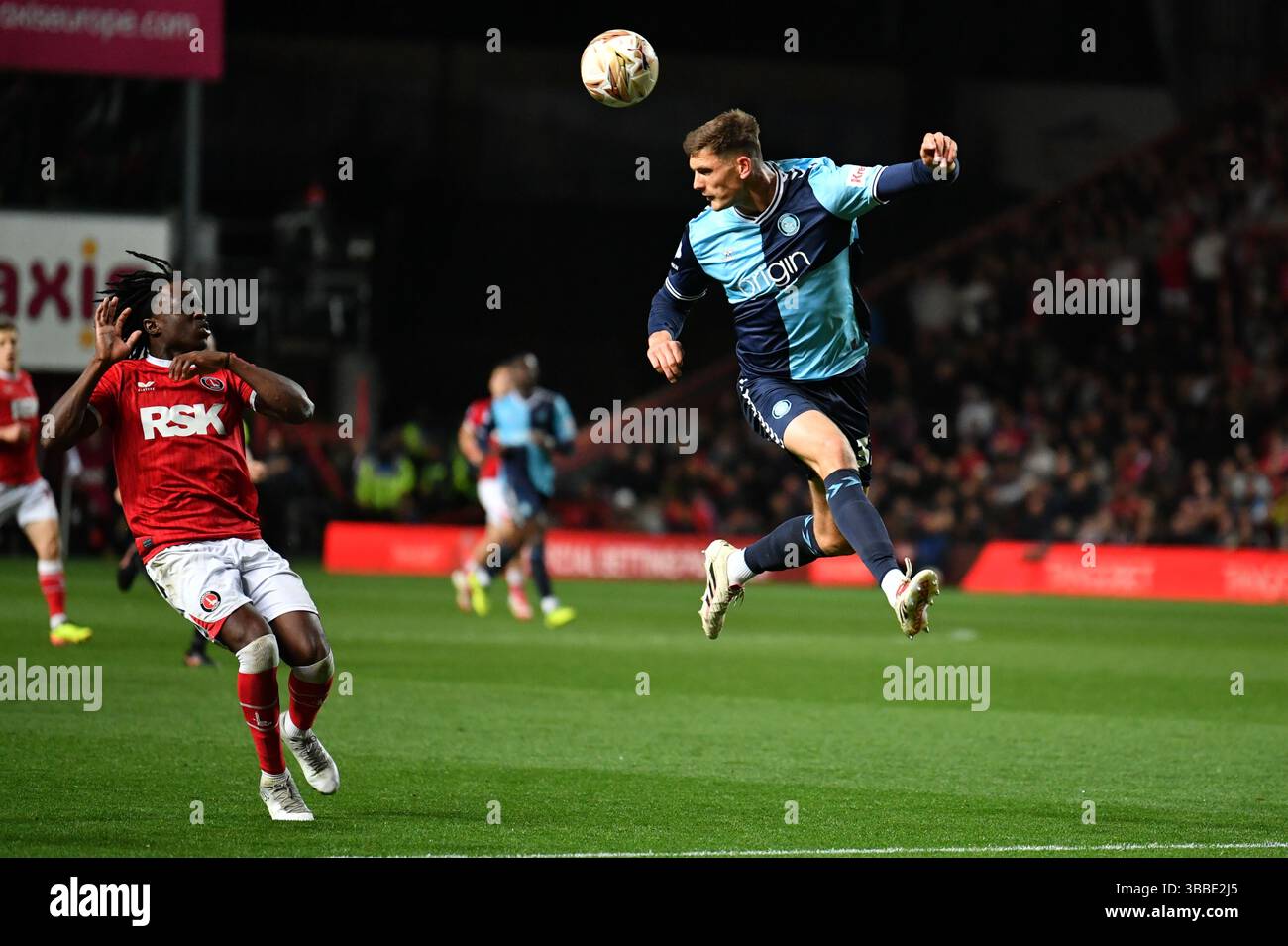 London, England. 15th May 2025. Caleb Taylor beats Tyreece Campbell to ...