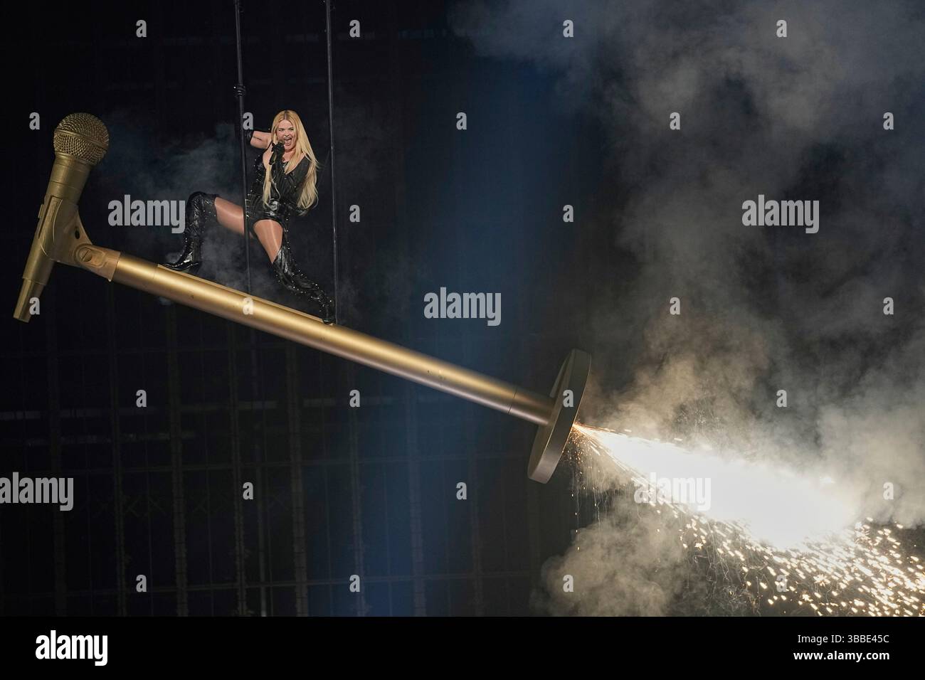 Erika Vikman from Finland performs the song "ICH KOMME" during the second semi-final of the 69th ...