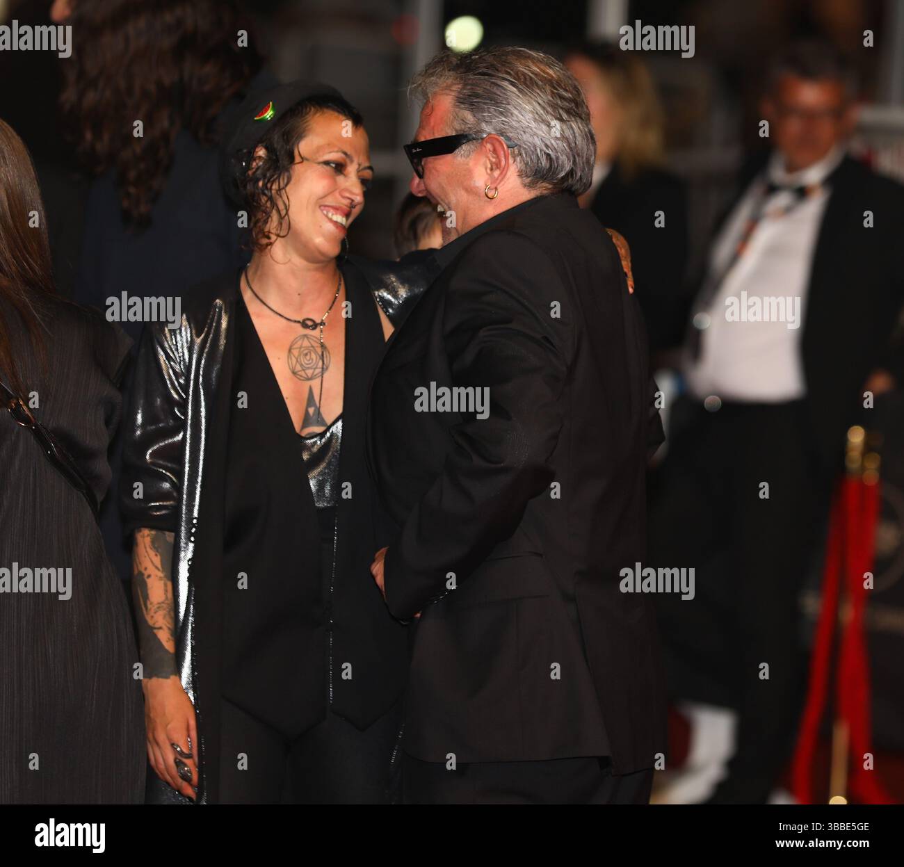 May 15, 2025, Cannes, Cote D'azur, France: JADE OUKID and SERGI LOPEZ ...