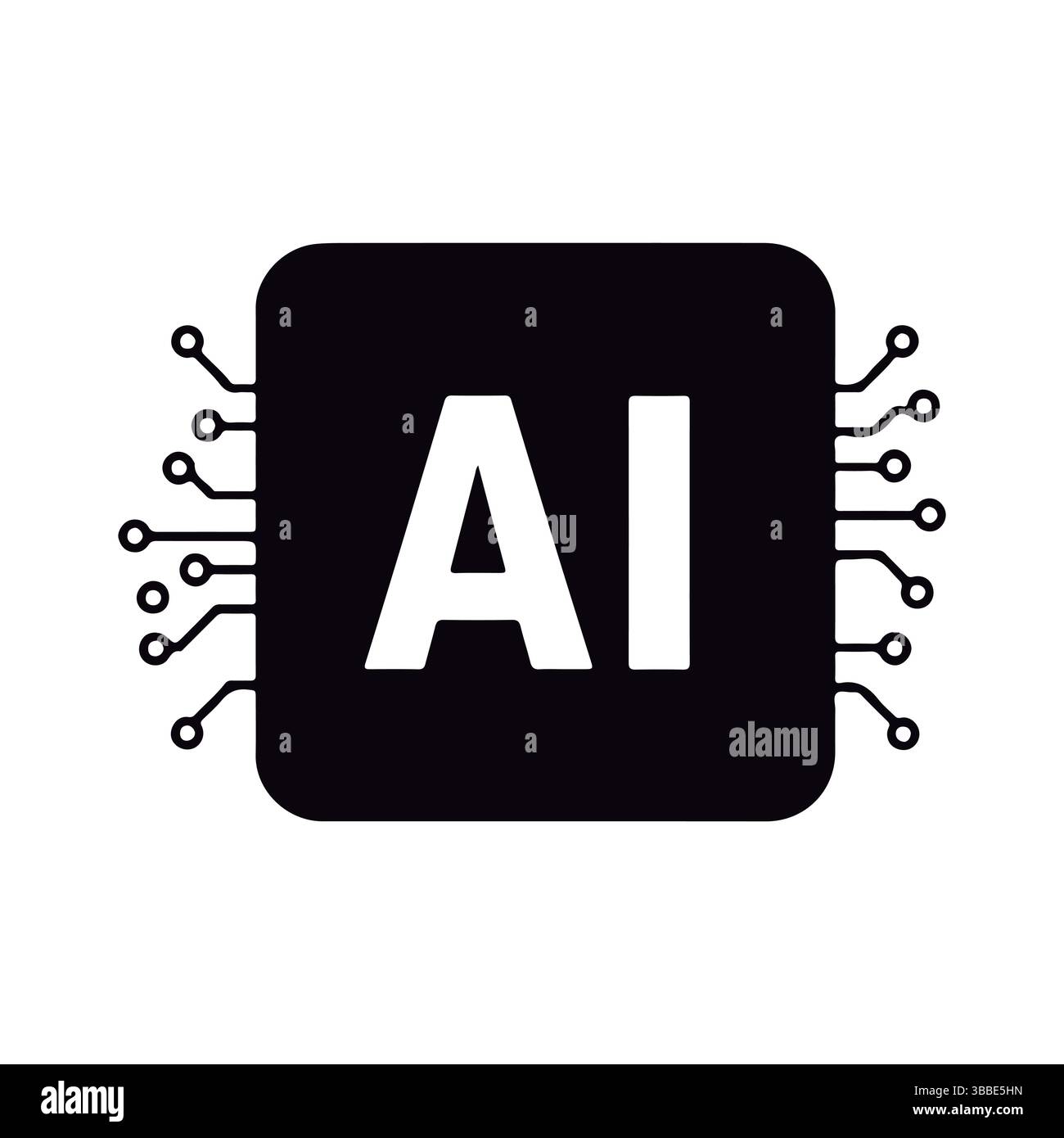 Circuit board pattern artificial Stock Vector Images - Alamy