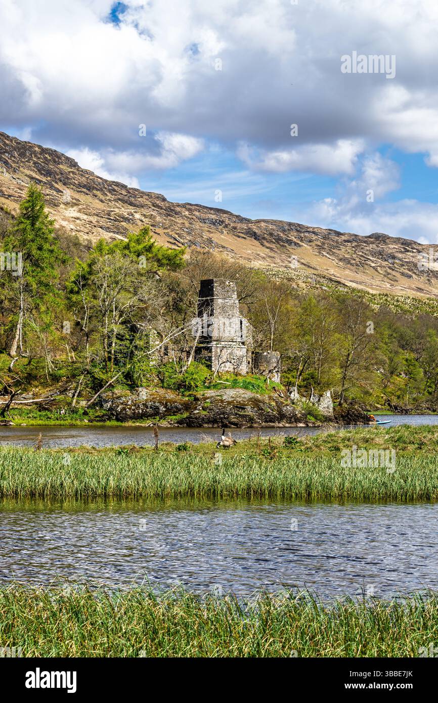 Aerial island in scottish highlands hi-res stock photography and images ...