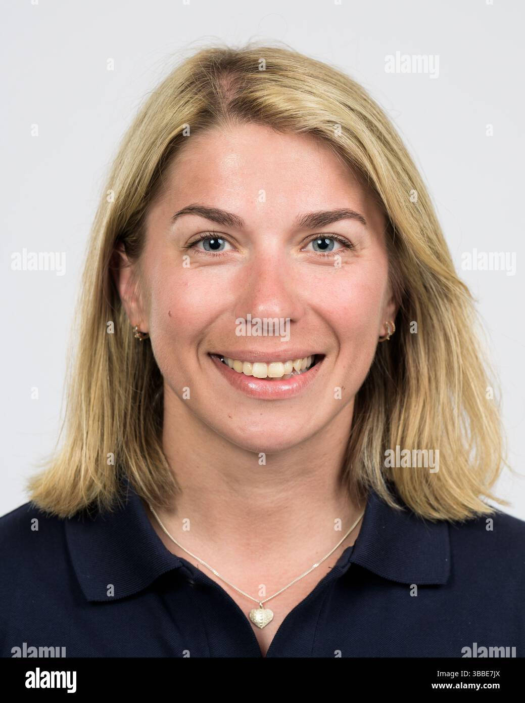 Biathlon athlete Anna Magnusson of, Sweden. , . poses for a portrait ...