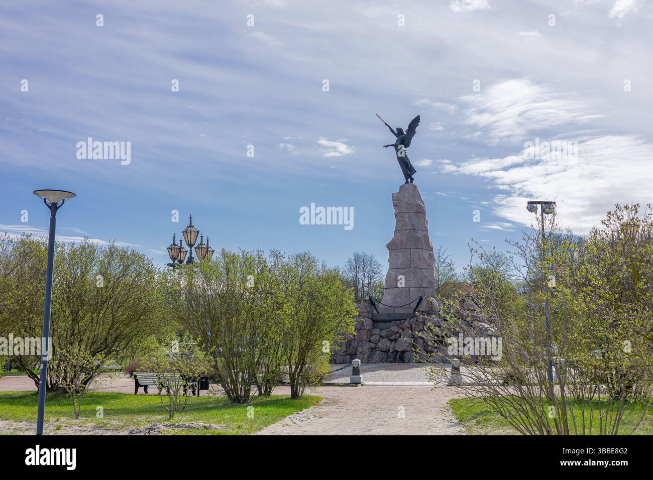 The Rusalka Memorial in Tallinn, a bronze statue by Amandus Adamson ...