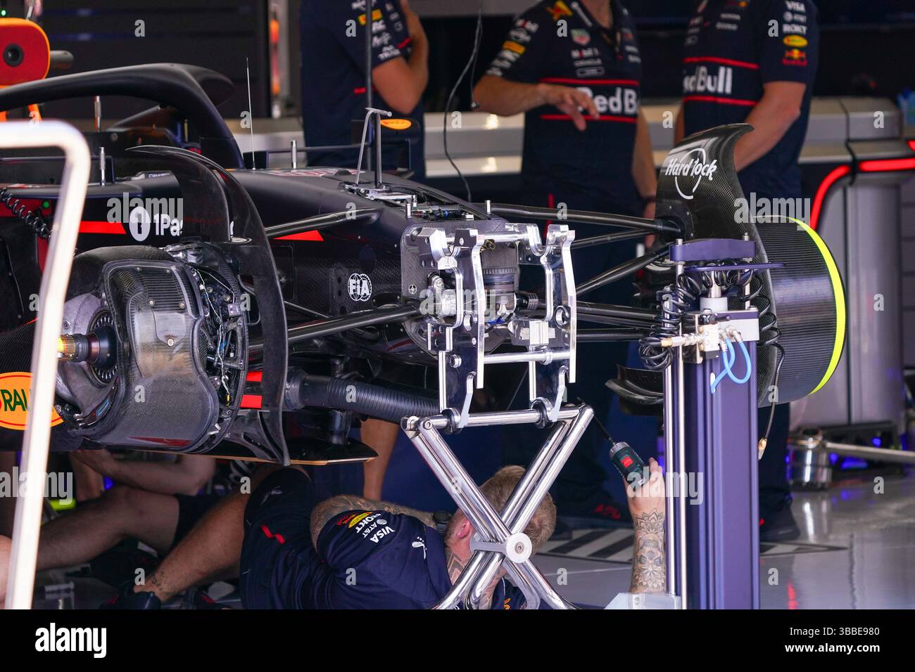 Oracle Red Bull Racing RBPT garage during Formula 1 AWS Gran Premio del ...