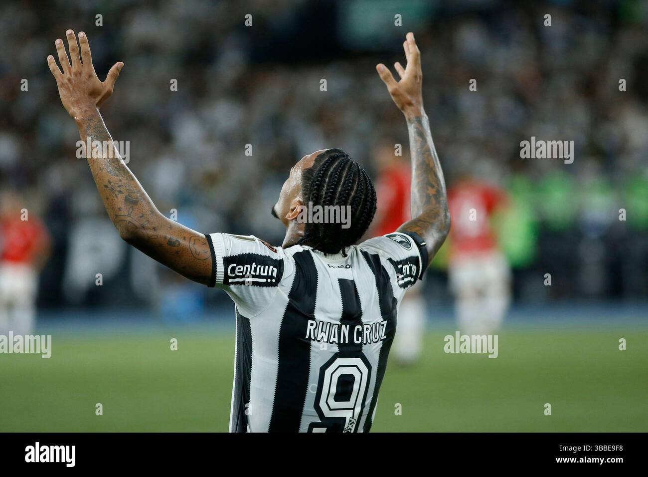 14th May 2025; Rio de Janeiro, Brazil: Rwan Cruz of Botafogo celebrates ...
