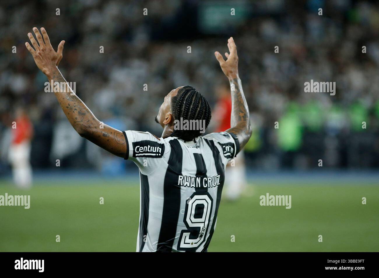 14th May 2025; Rio de Janeiro, Brazil: Rwan Cruz of Botafogo celebrates ...
