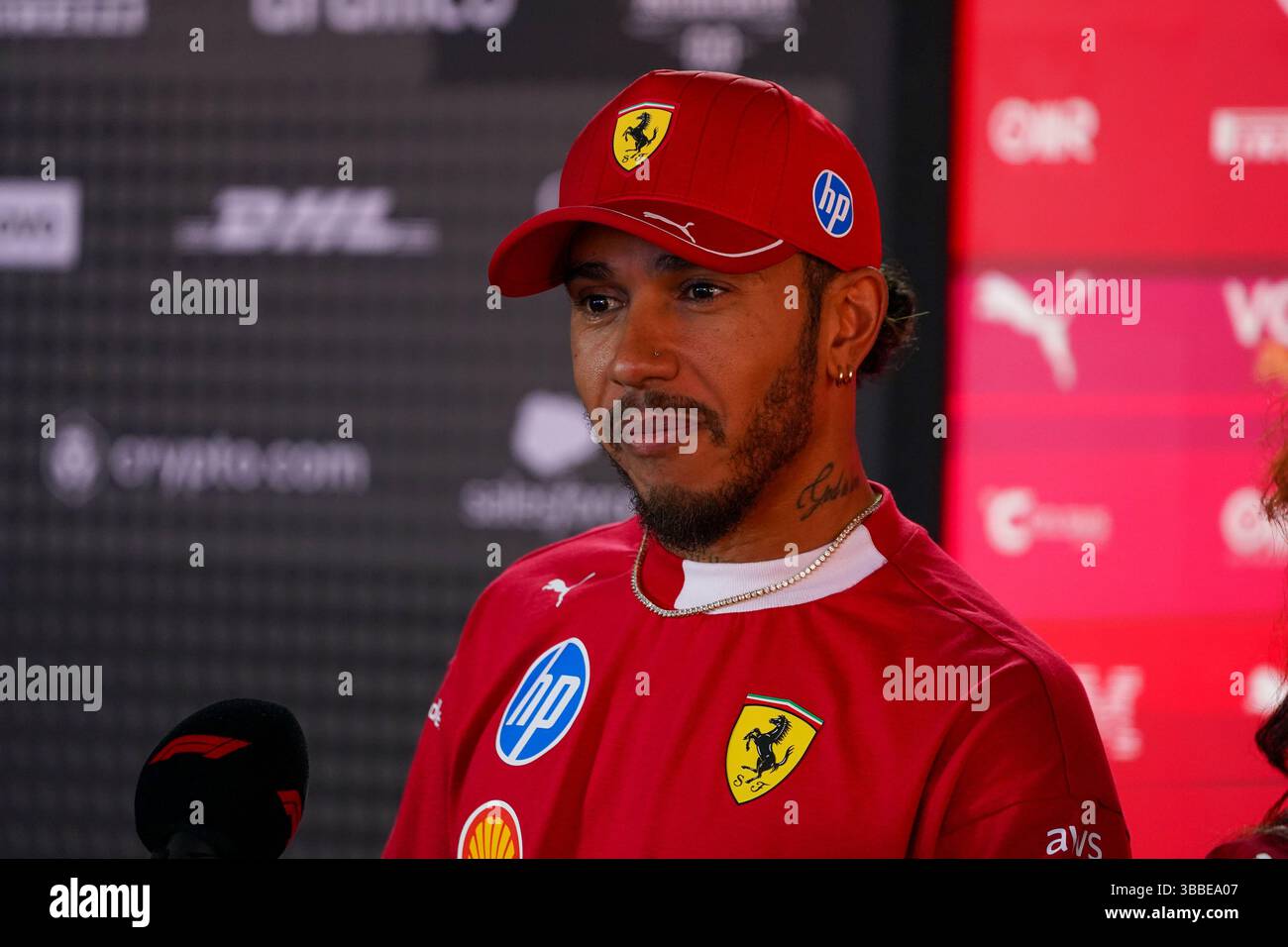 Lewis Hamilton (GBR) - Scuderia Ferrari - Ferrari SF-25 - Ferrari ...