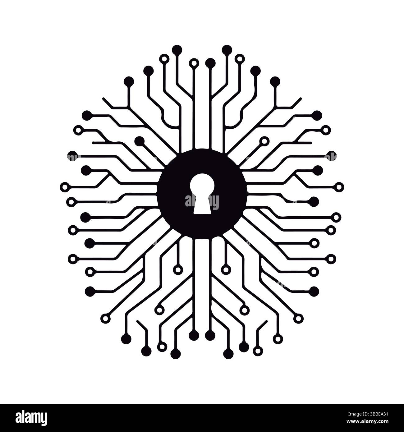 Cyber security world graphic Cut Out Stock Images & Pictures - Alamy