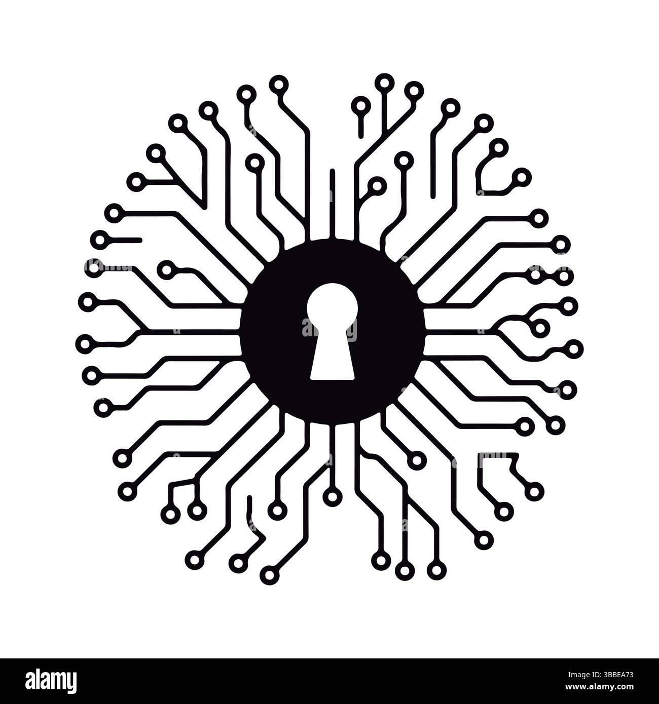 Cyber security world graphic Cut Out Stock Images & Pictures - Alamy