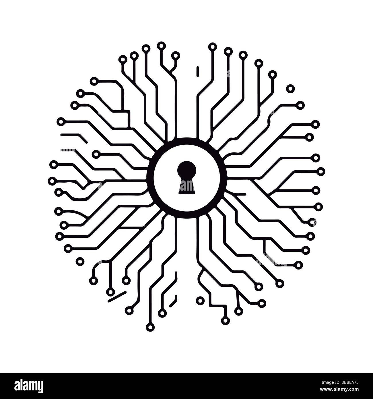 Cyber security world graphic Stock Vector Images - Alamy