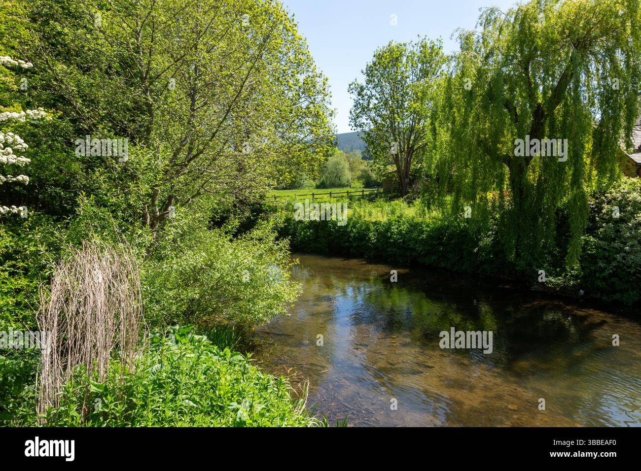 The River Clun, Clun, Shropshire, UK Stock Photo - Alamy