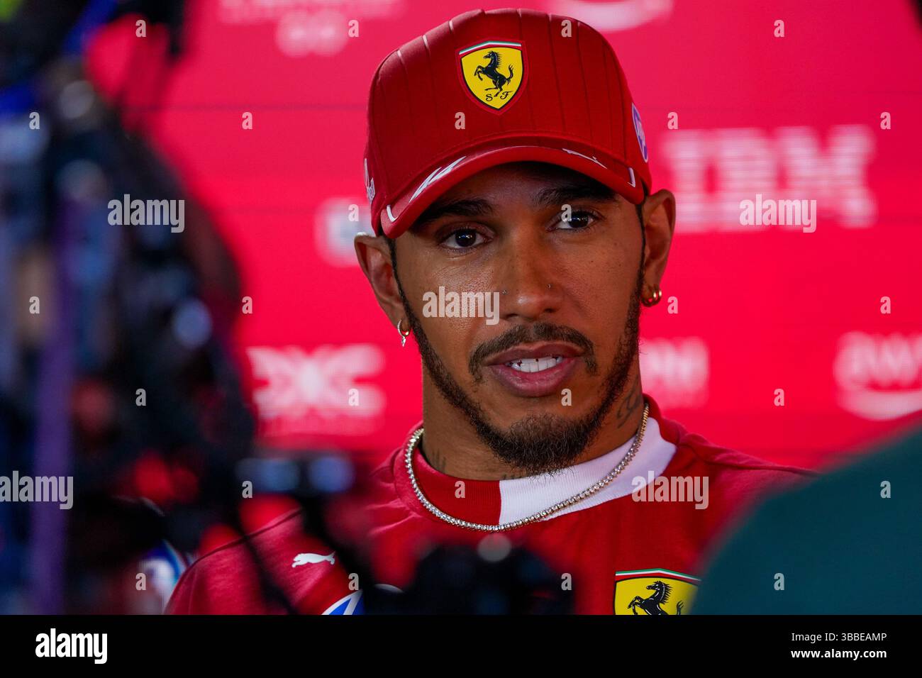 Lewis Hamilton (GBR) - Scuderia Ferrari - Ferrari SF-25 - Ferrari ...
