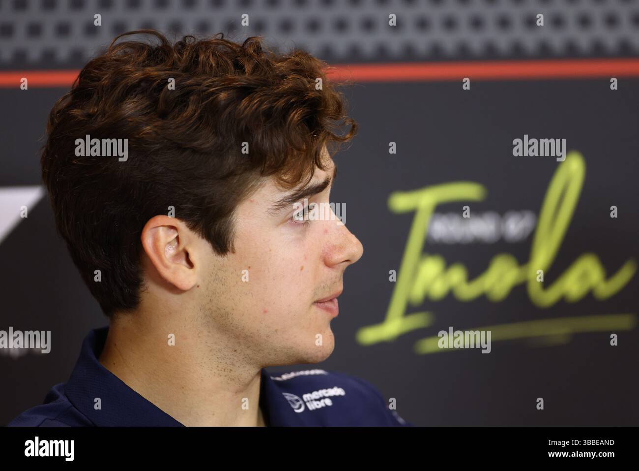 Franco Colapinto (ARG) - Alpine F1 in drivers press conference during ...