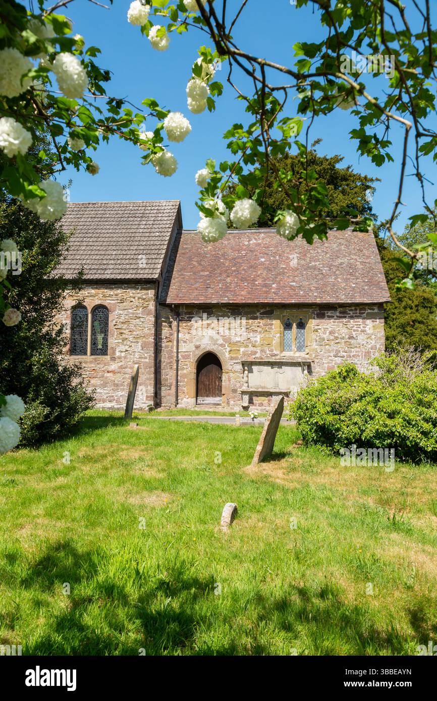 Church of St John the Baptist, Stokesay, Shropshire, UK Stock Photo - Alamy