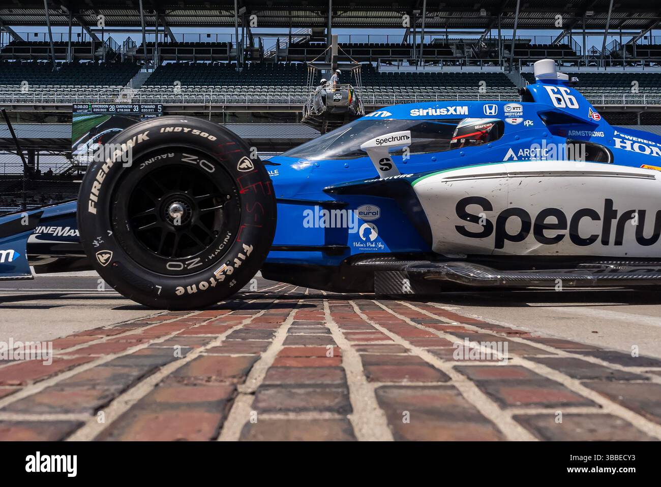 NTT INDYCAR SERIES driver, MARCUS ARMSTRONG (66) (NZL) of Christchurch ...