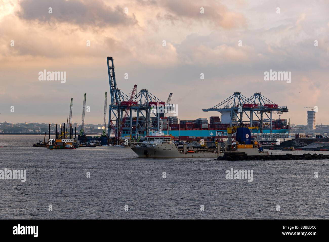 Approaching the port of Montevideo, Uruguay Stock Photo - Alamy