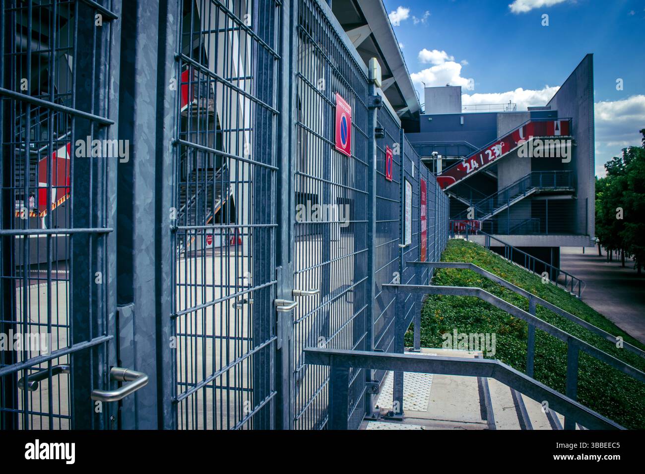 Reims, France, May 15, 2025 The Stade Auguste Delaune is a multi-use ...